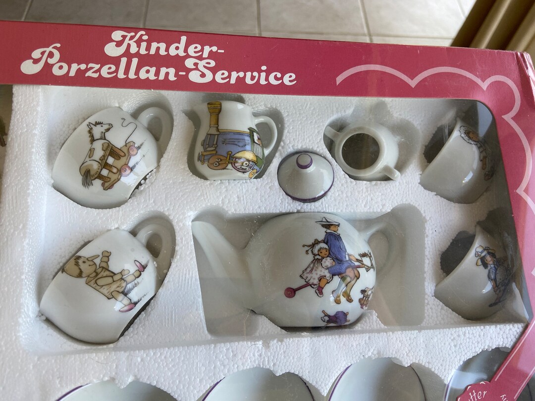 Vintage Reutter West Germany Toy Tea Set in Sealed Box - Etsy