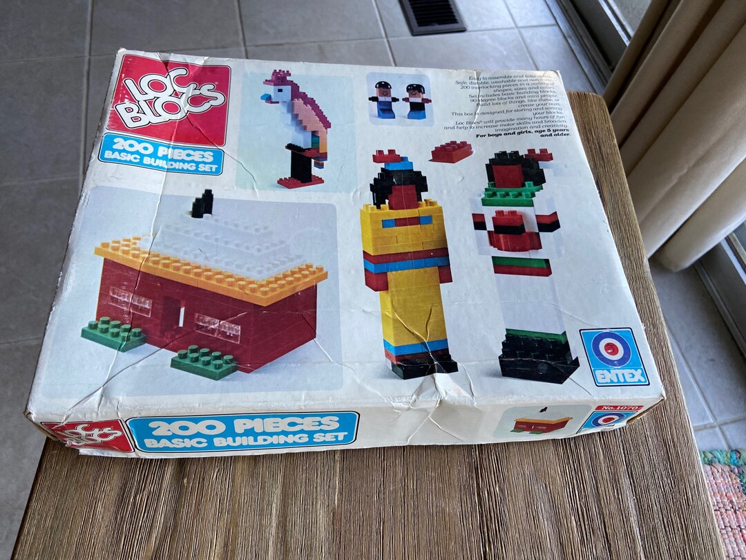 Vintage Loc Blocks (395 Pieces ) - Etsy