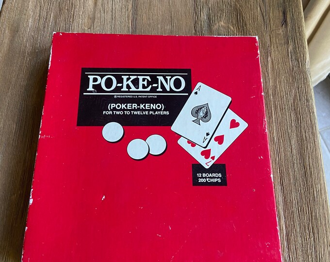 Vintage Pokeno Game - Etsy