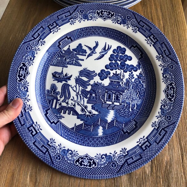 Willow Pattern Plate - Etsy