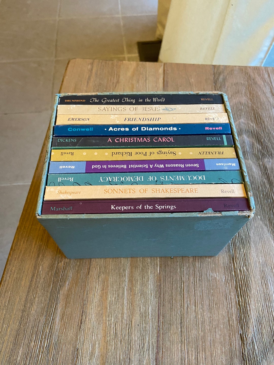 Vintage Boxed Books Set - Etsy