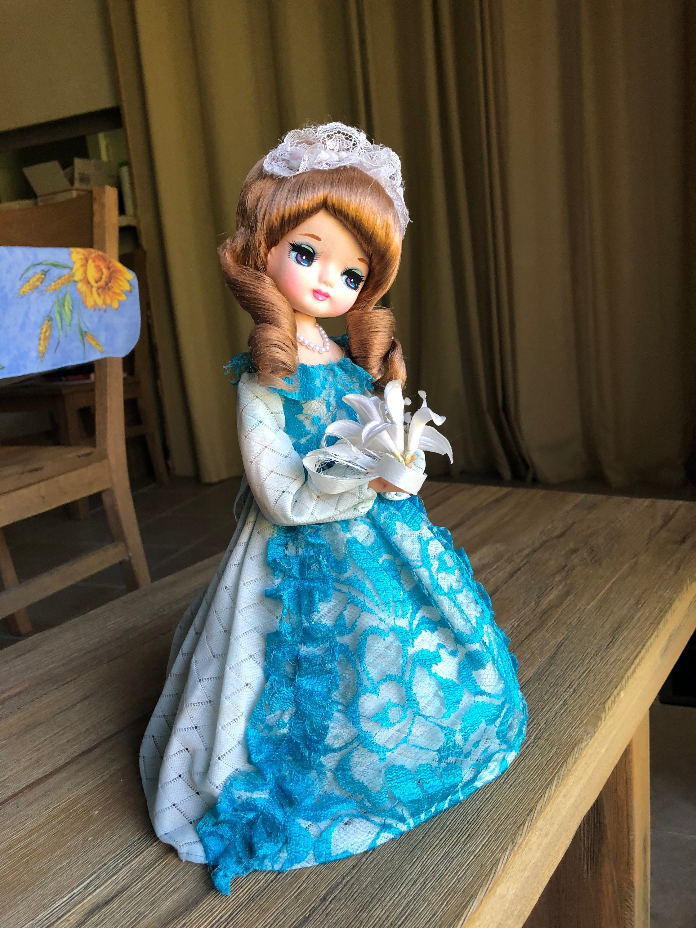 Vintage Sankyo musical doll | Etsy