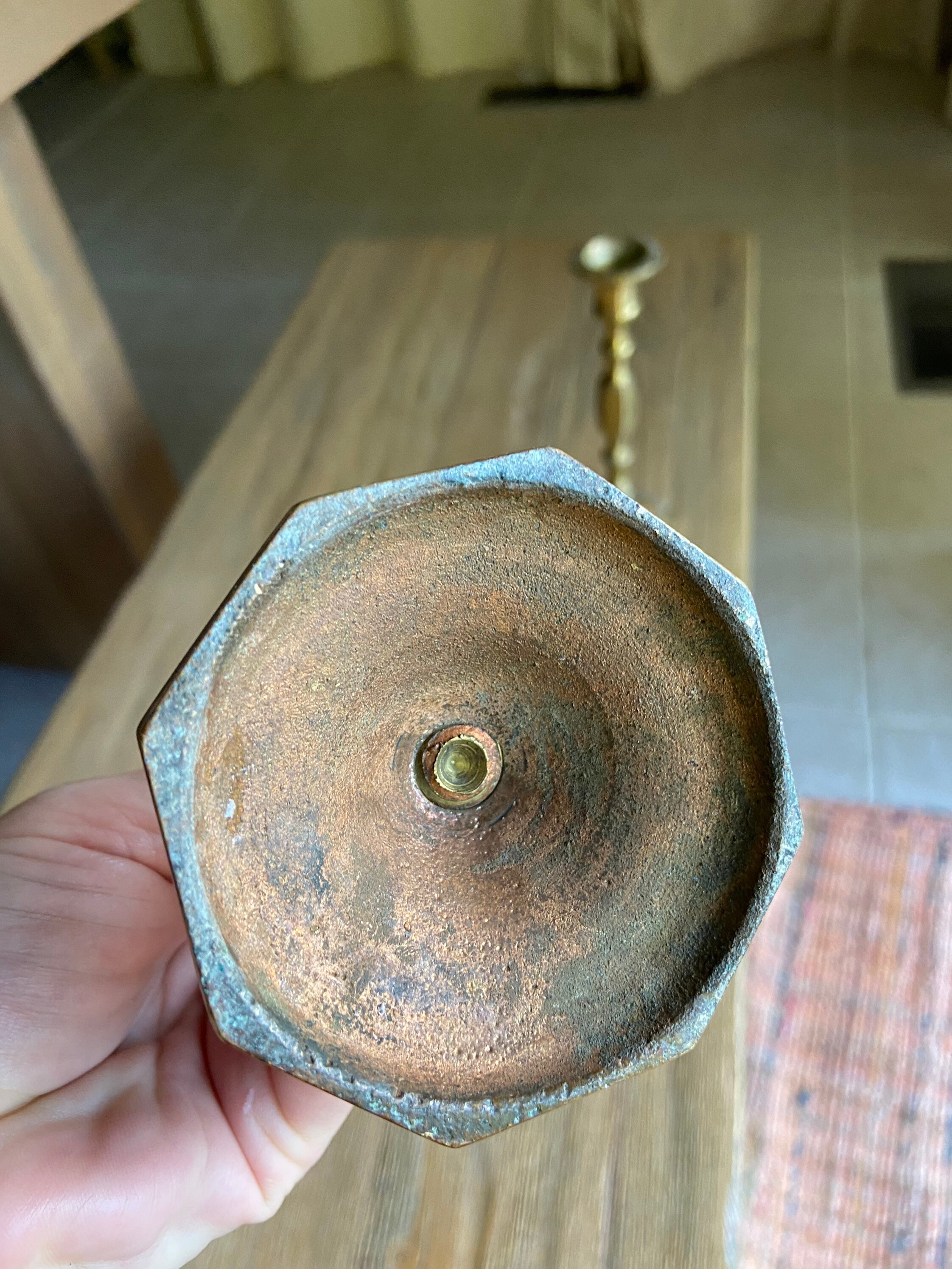 Vintage brass candleholders | Etsy