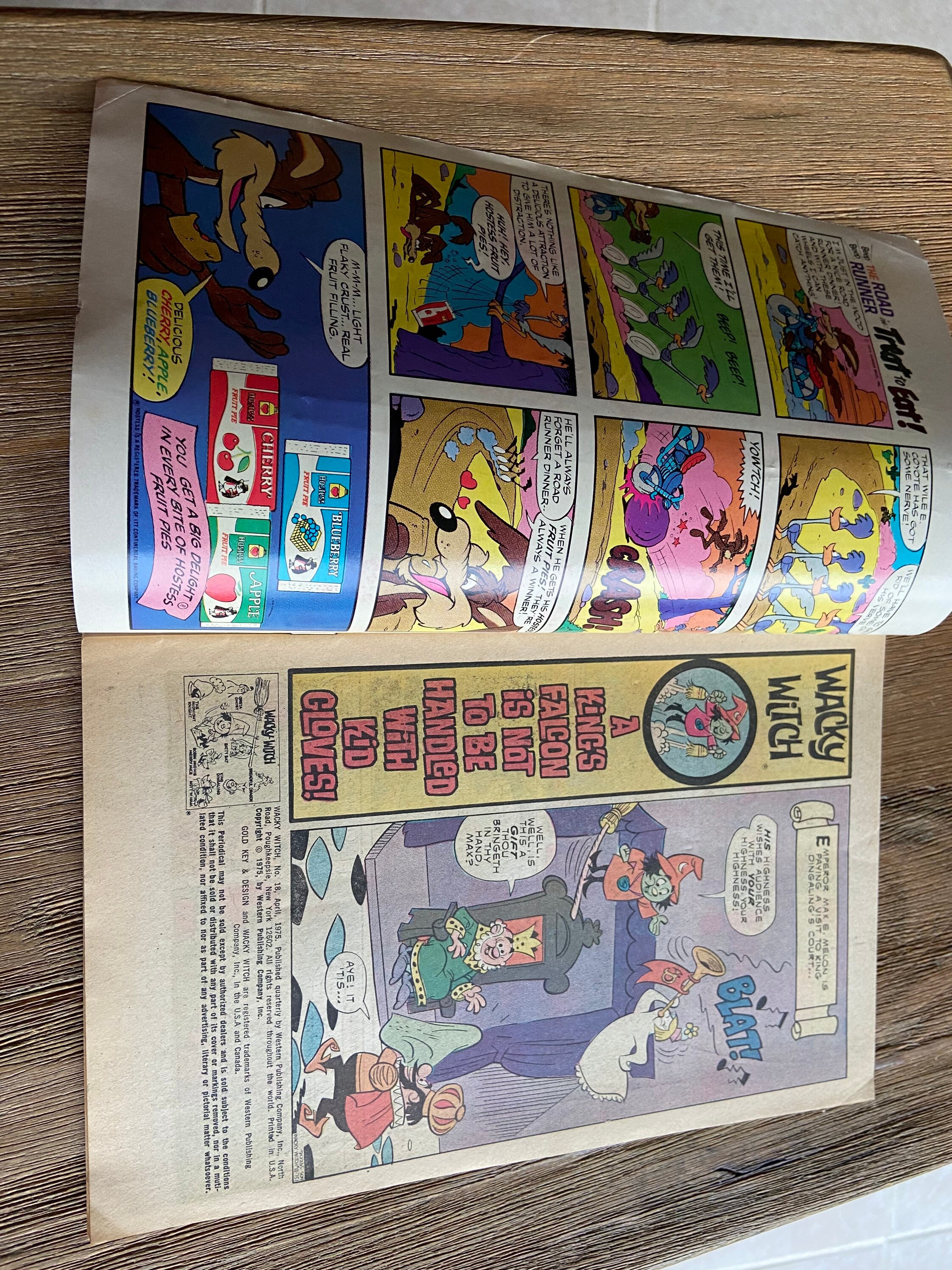 Vintage Wacky Witch Comic april 75 - Etsy