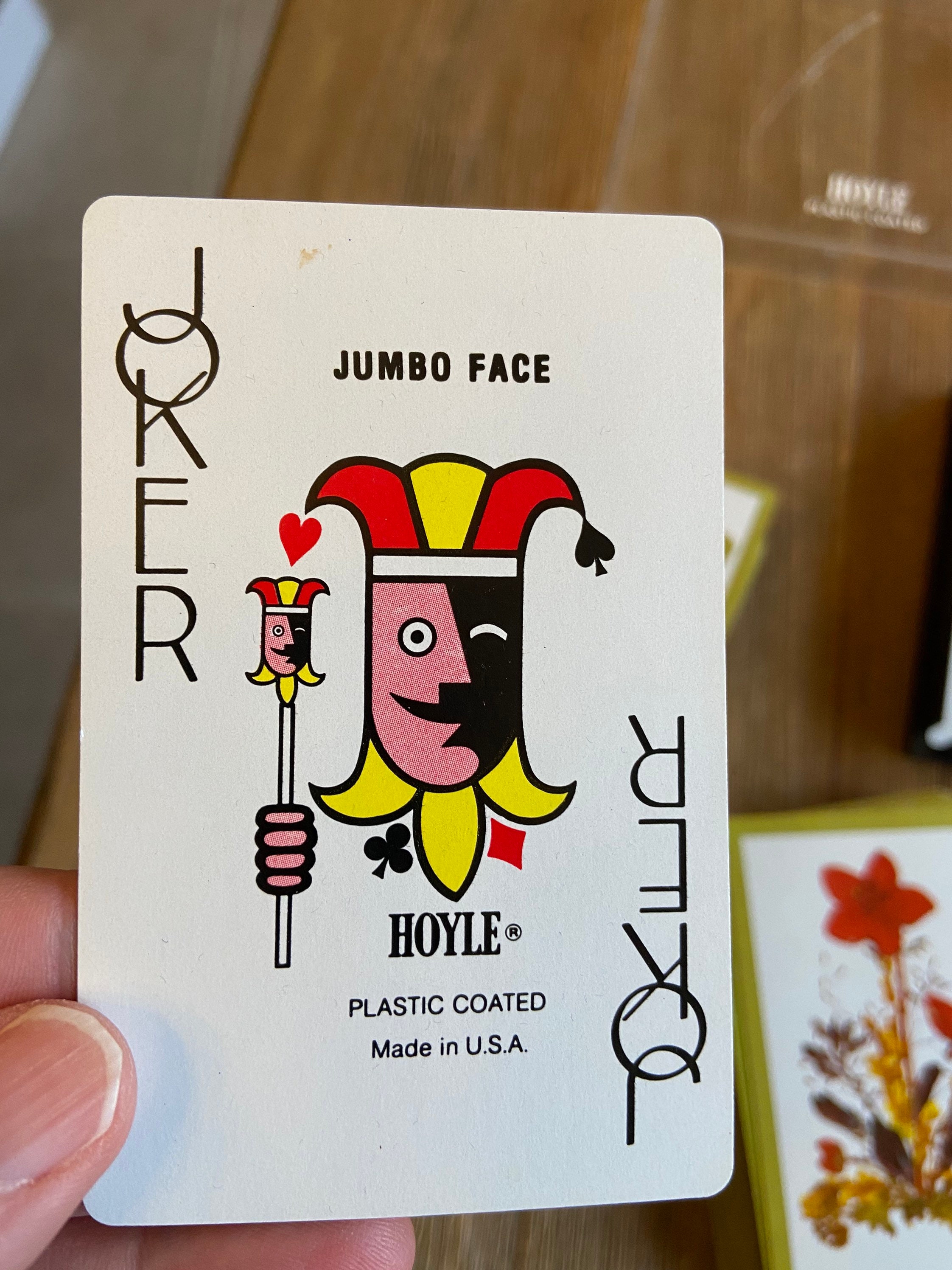 Vintage Hoyle Flowers Playing Cards | Etsy