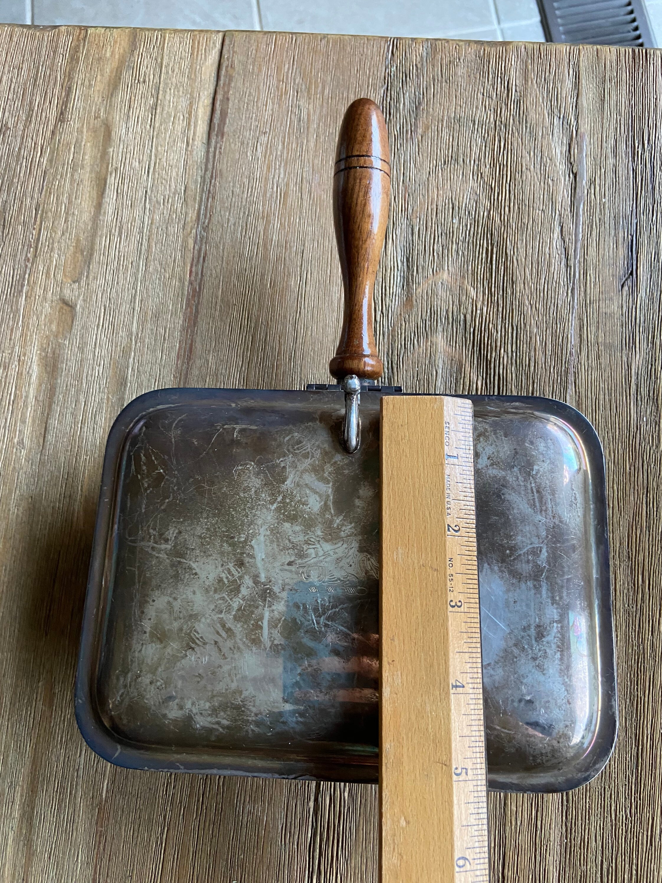 Vintage Crumb Catcher /silent Butler Silver Plated Pan - Etsy
