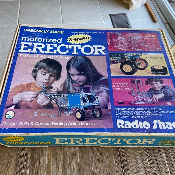 Vintage Erector Sets - Etsy