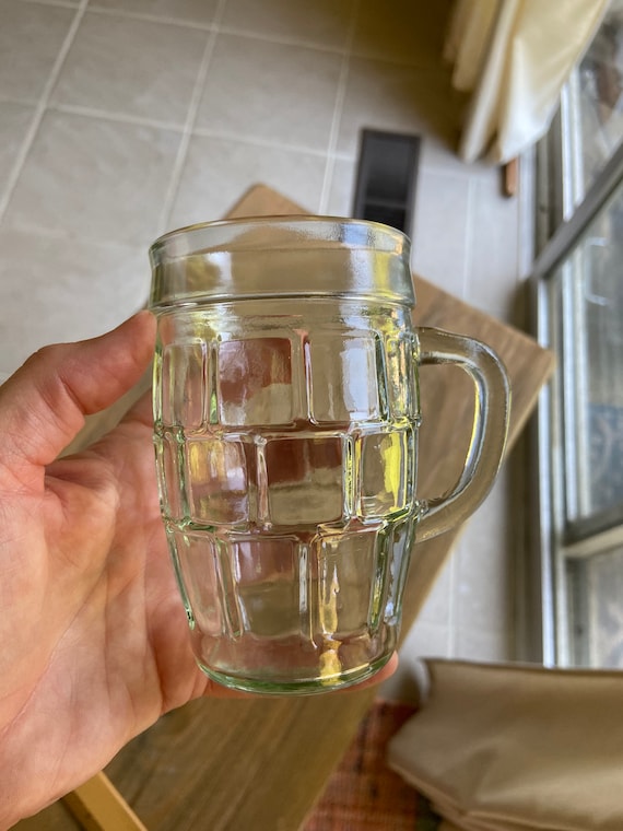 Glass barrel mug | Etsy