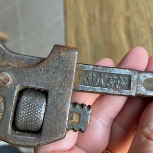 Antique Adjustable Wrench - Etsy
