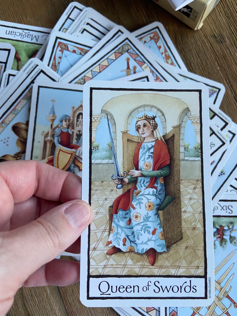 Vintage Old English Tarot Cards - Etsy