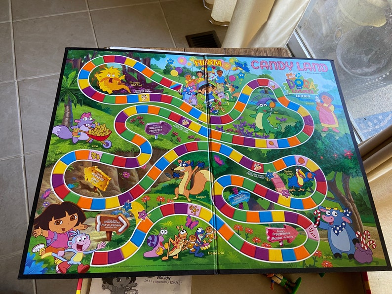 Dora the Explorer Candy Land board game | Etsy