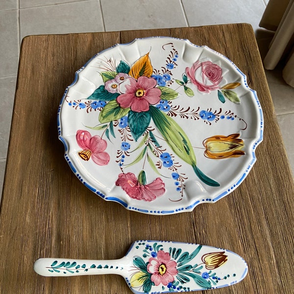 Ceramic Cake Plate - Etsy