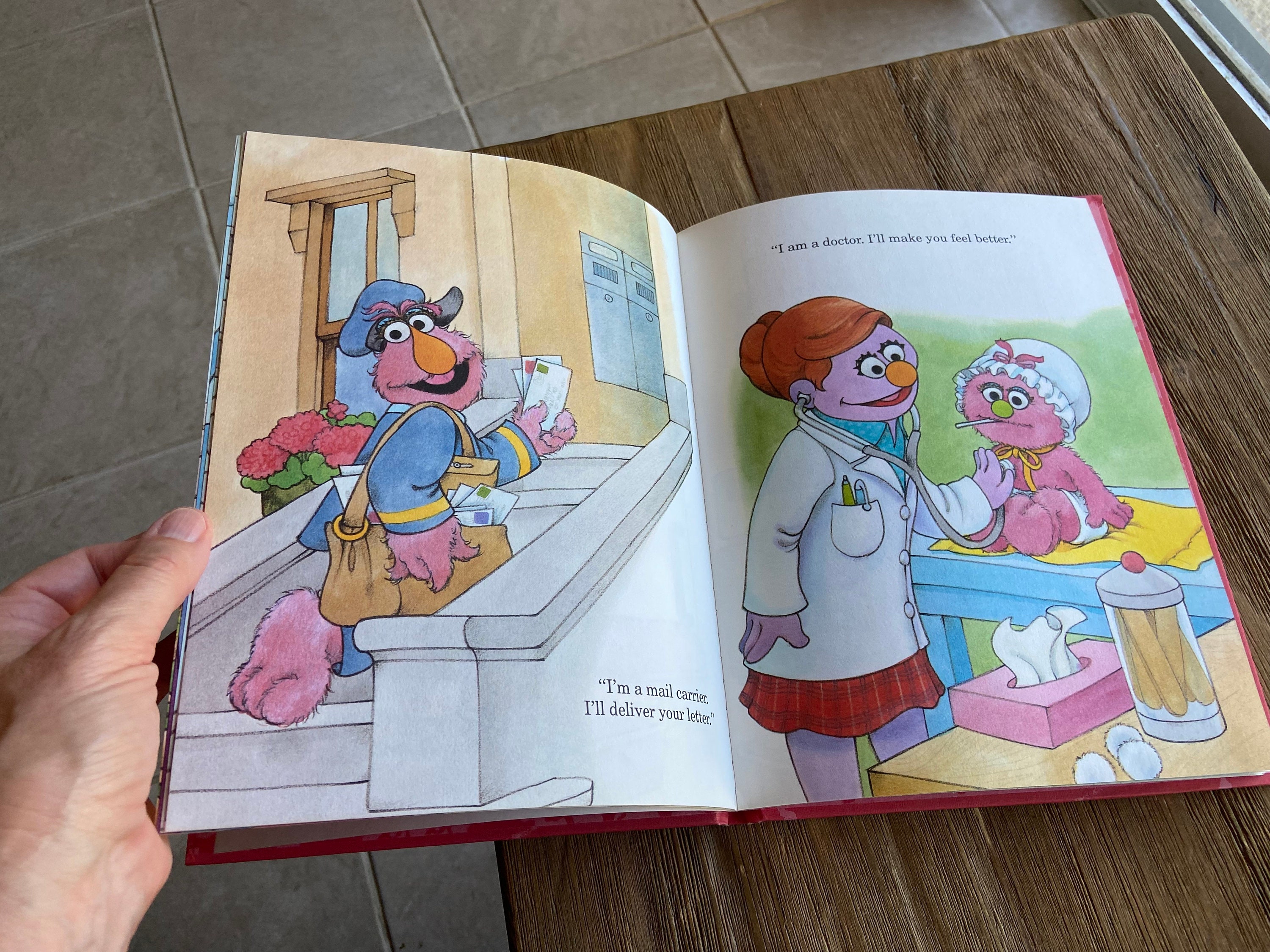 Vintage Sesame Street What Do You Do ? Book - Etsy
