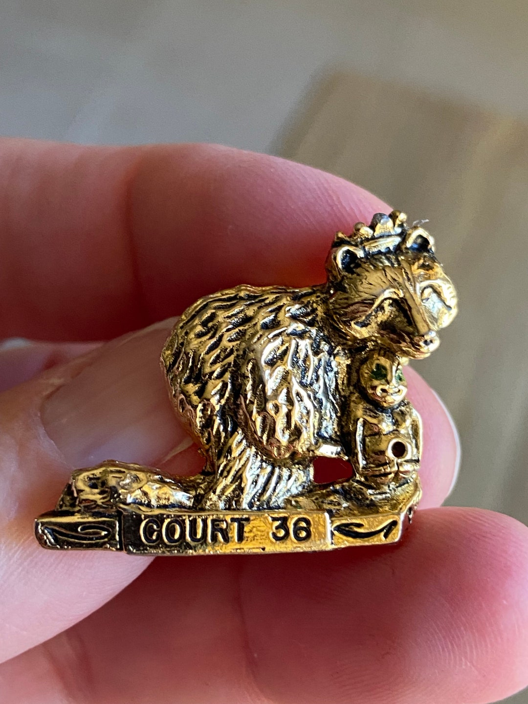 Vintage Masonic Pin (fox) - Etsy