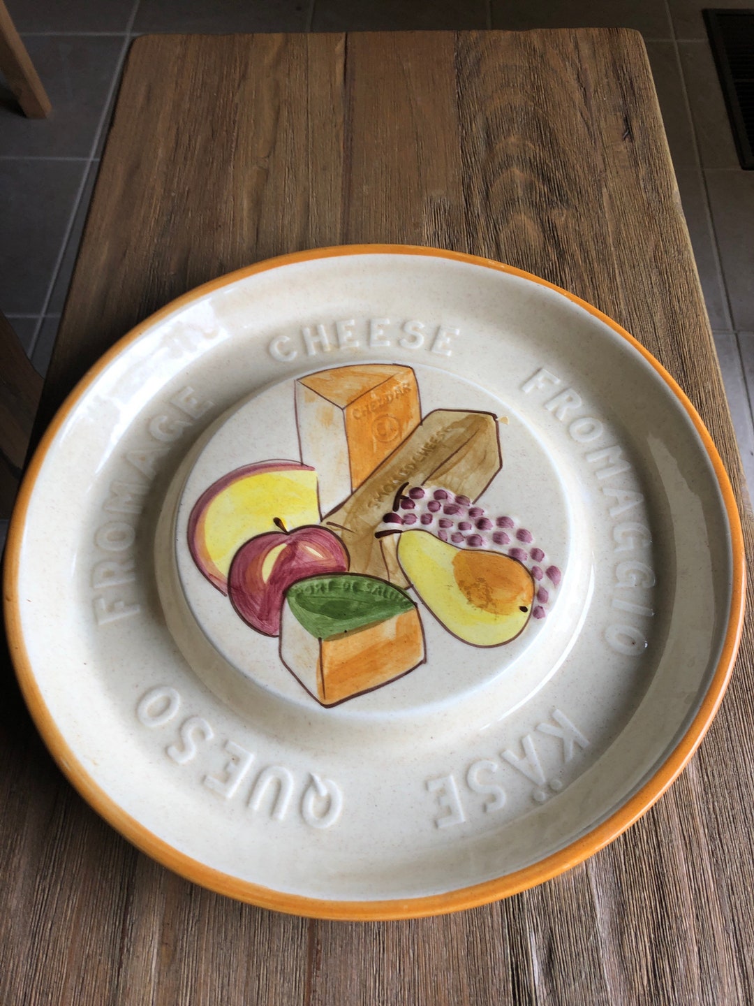 Vintage Cheese Platter - Etsy