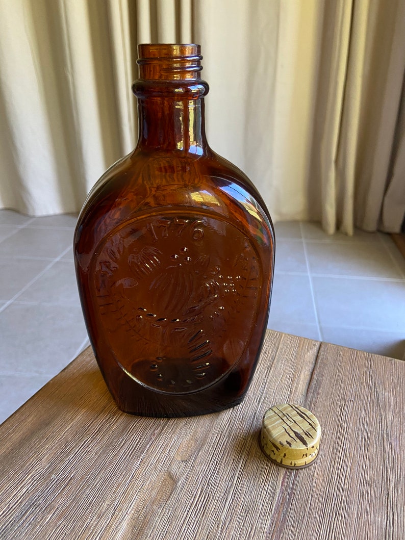 Vintage Log Cabin 1776 Cornucopia Bottle - Etsy