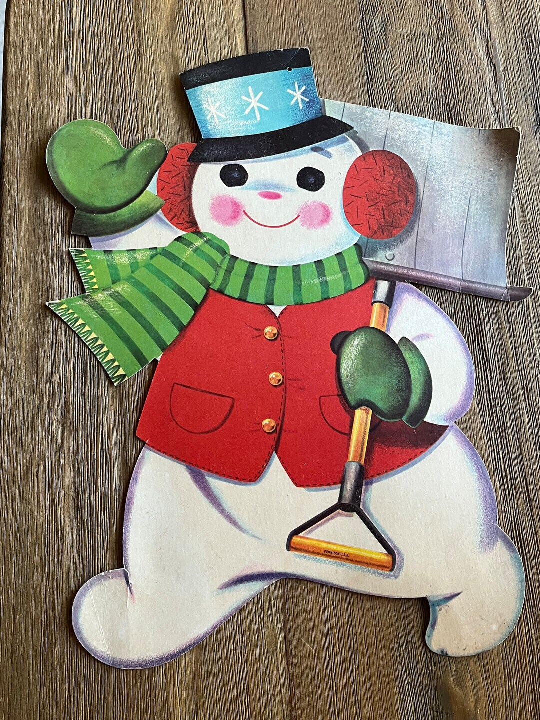Vintage Christmas Cardboard Decorations - Etsy