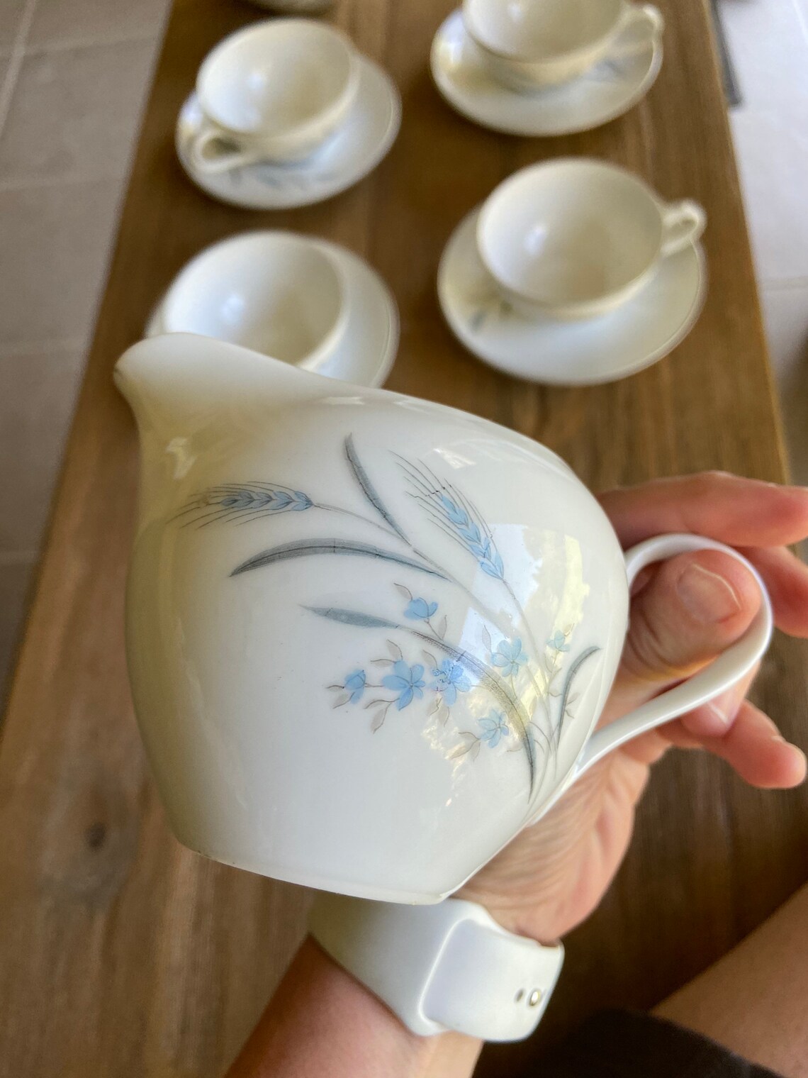 Vintage Castlecourt Wheat Harvest tea set | Etsy