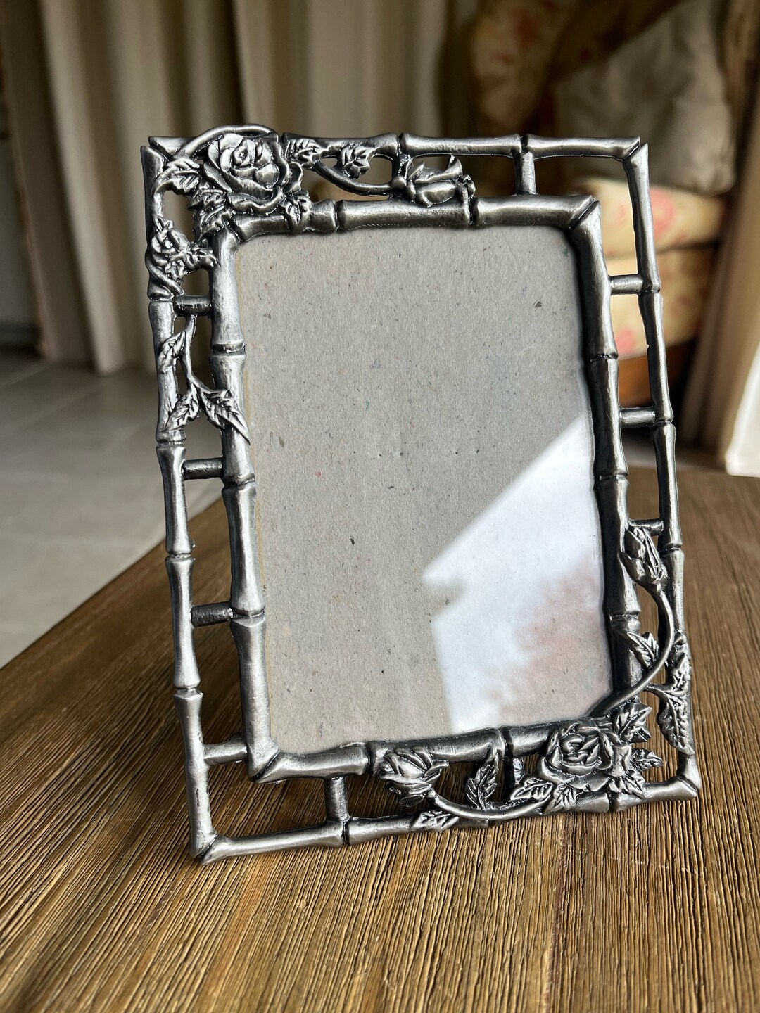 Vintage Metal Roses Picture Frame - Etsy