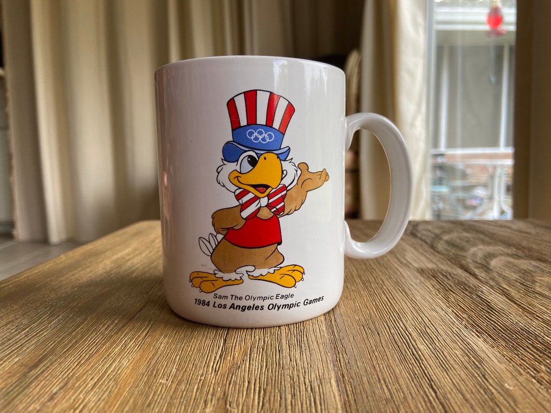 Vintage LA Olympic Games Mug Sam the Olympic Eagle 1984 - Etsy