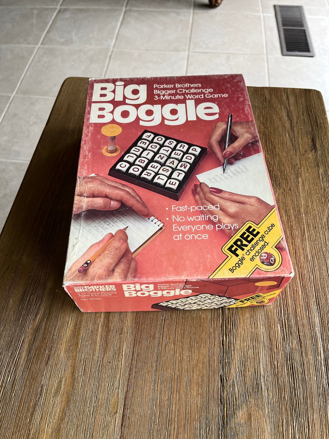 Vintage Big Boggle Dice Game - Etsy