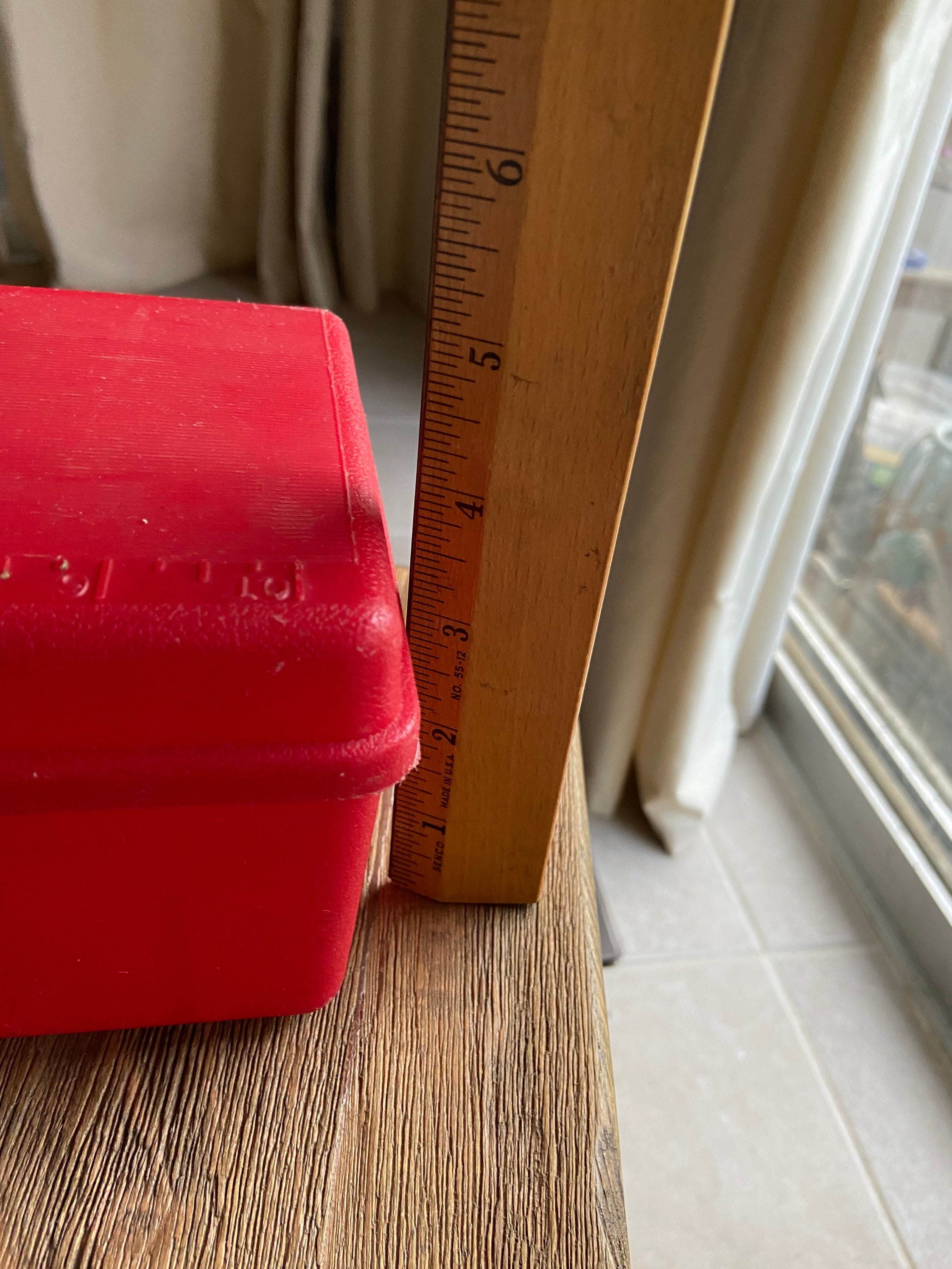 Vintage Oxwall Red Plastic Tool Box - Etsy