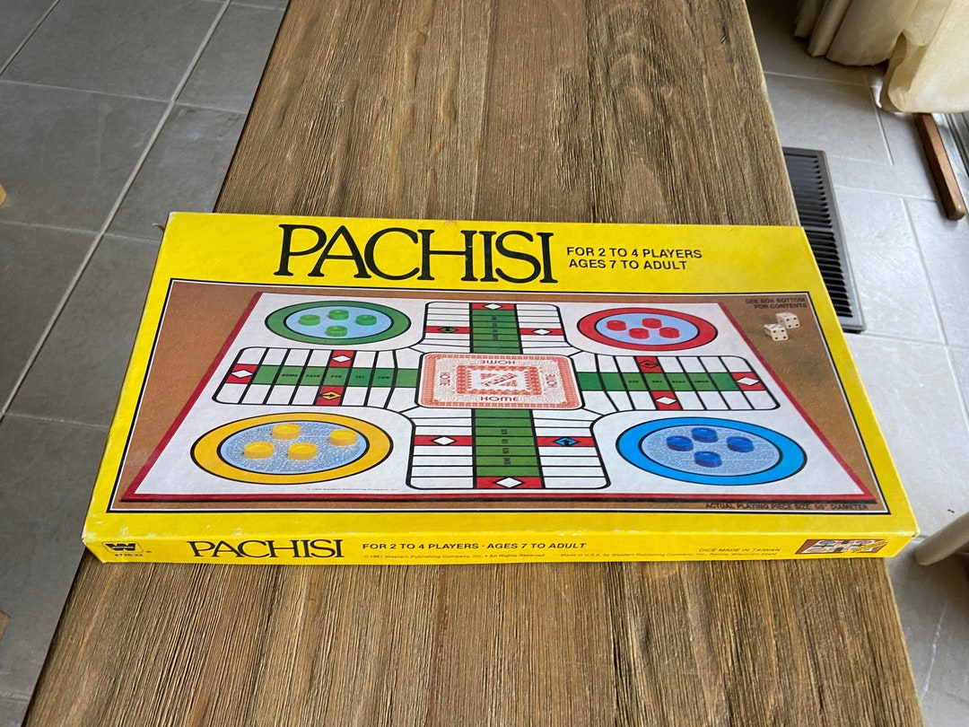 Vintage Parchisi Board Game - Etsy