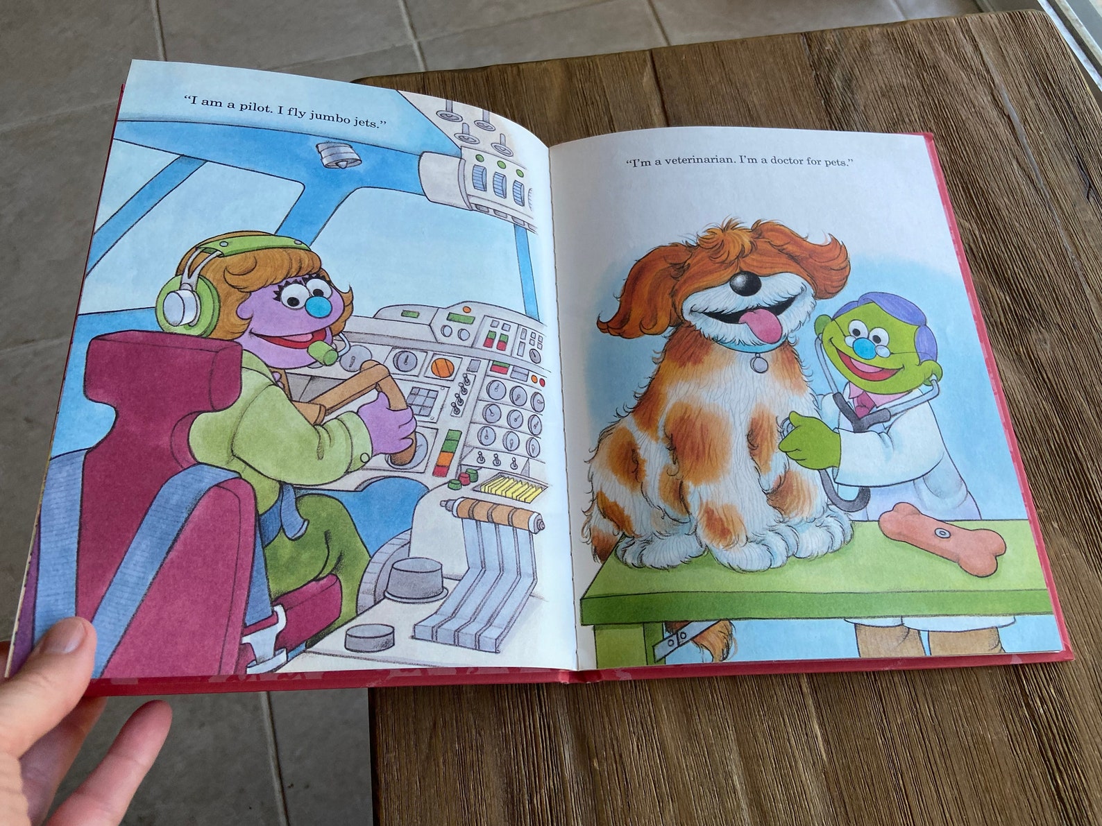 Vintage Sesame Street What Do You Do ? Book - Etsy