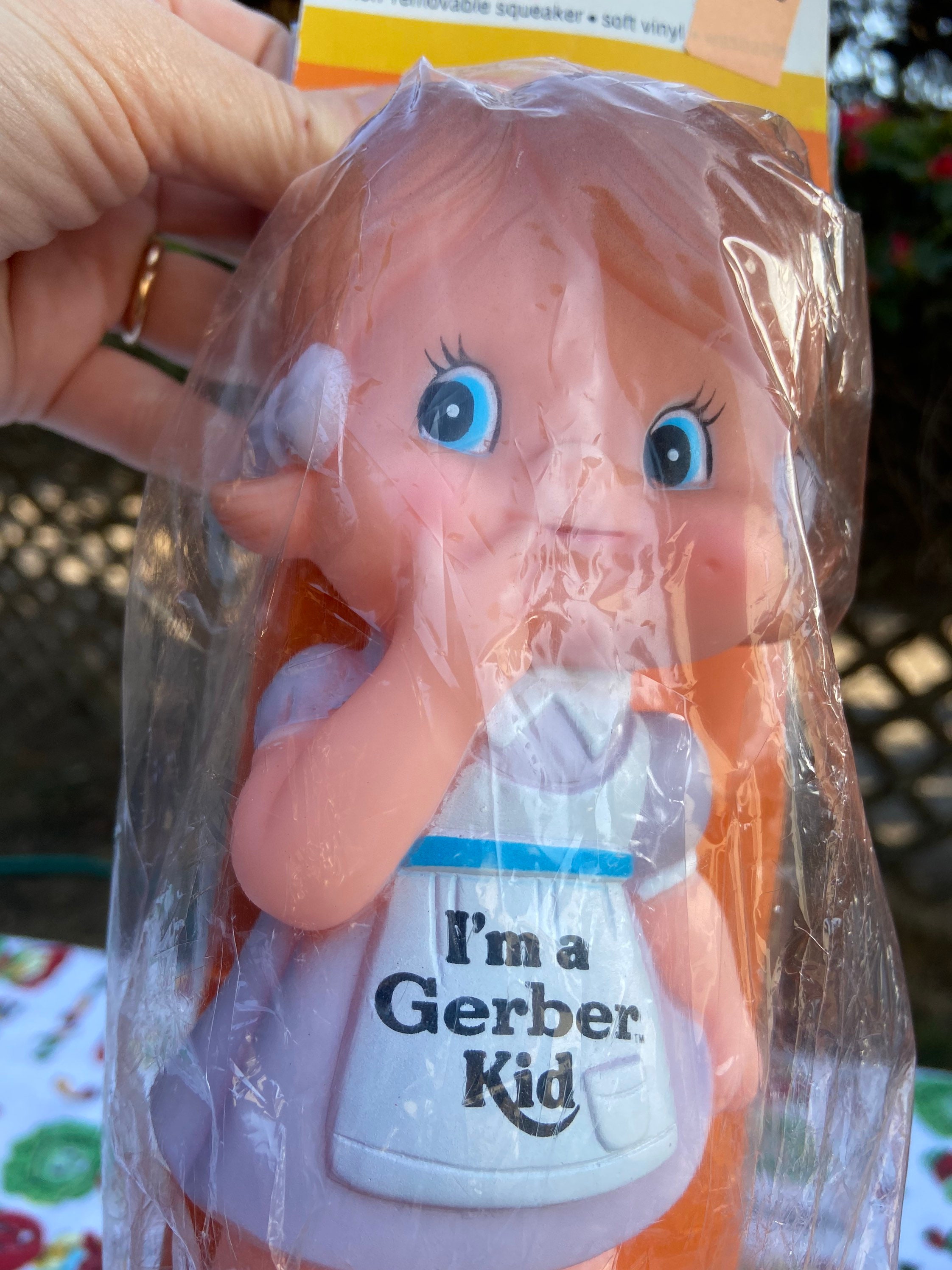 Vintage Gerber Kid Squeeze Toy | Etsy
