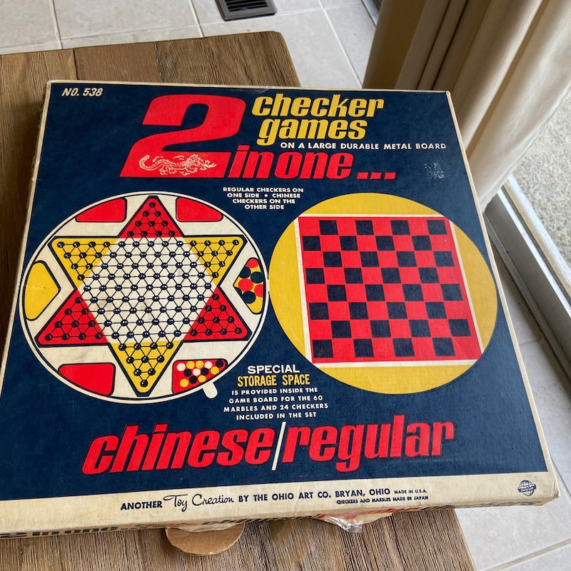 Checkers Board - Etsy