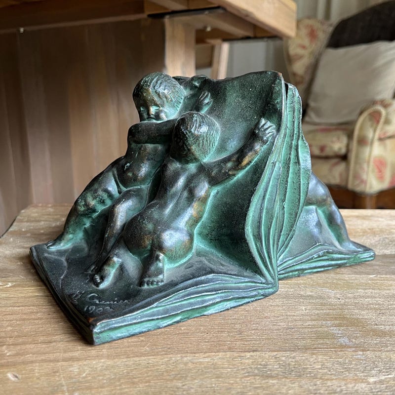 Cherub Bookends - Etsy