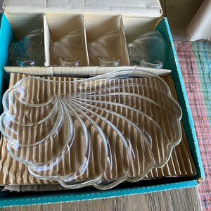 Vintage Hazel Atlas Seashell Snack Set in Original Box - Etsy