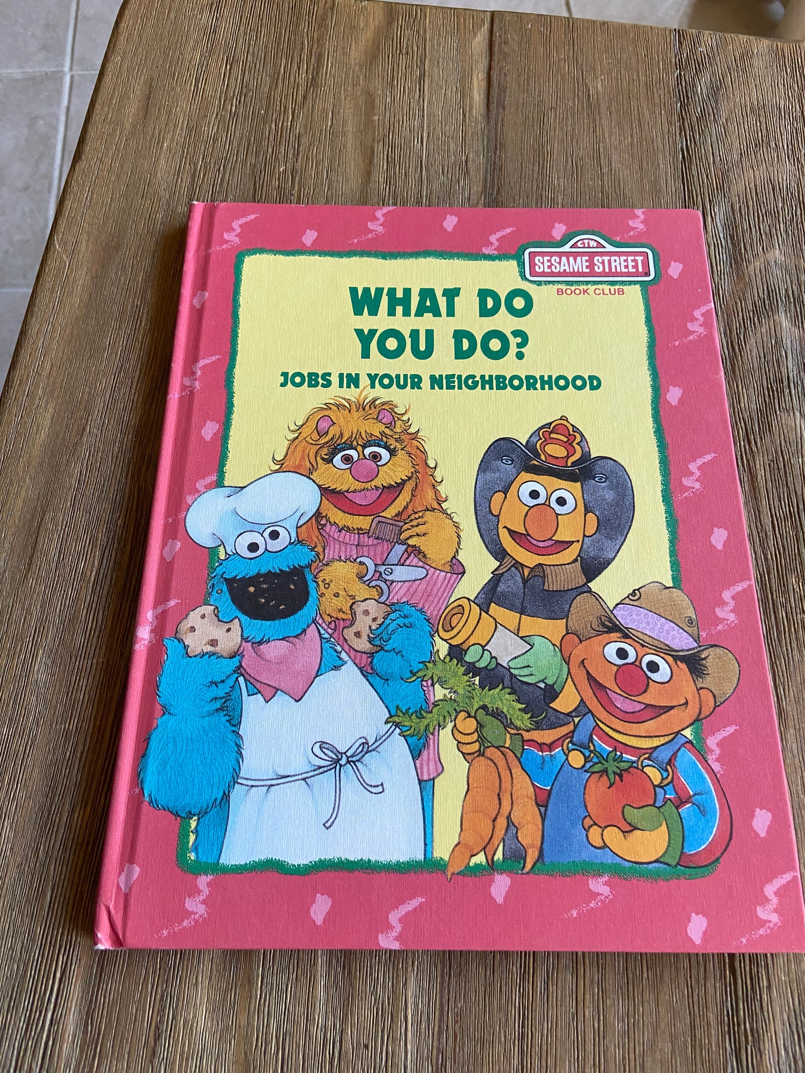 Vintage Sesame Street What Do You Do ? Book - Etsy