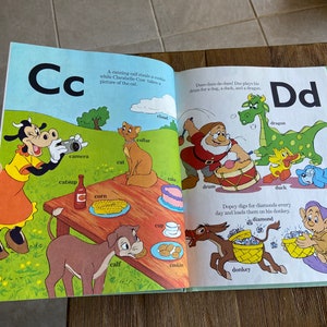 Vintage Disney Alphabet Book - Etsy