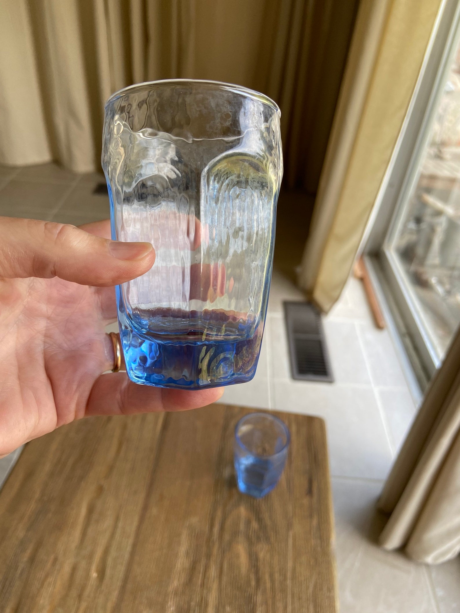Light Blue Libbey Juice Glasses - Etsy