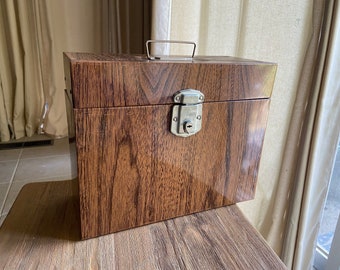 Wood Hanging File Box - Etsy