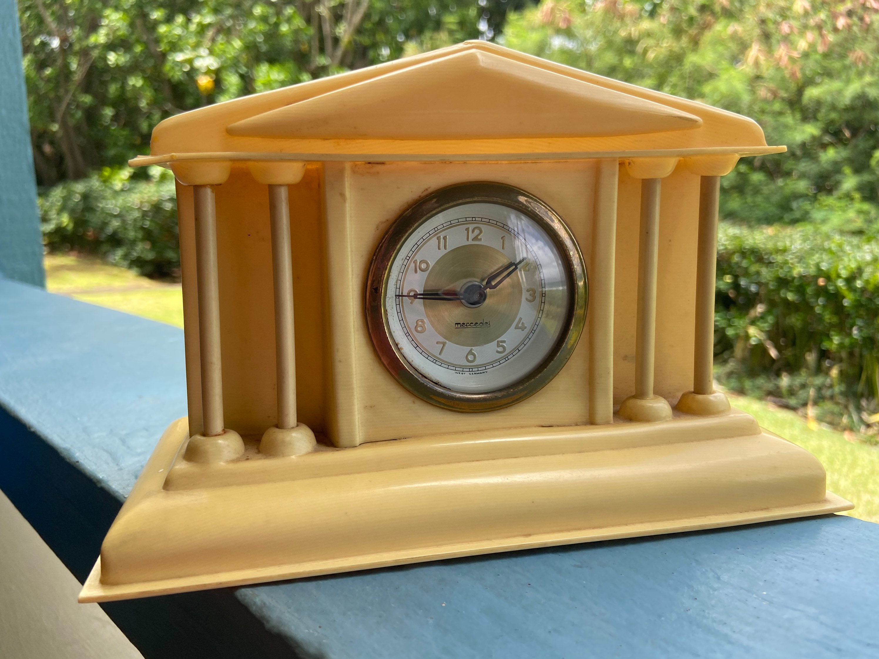 Vintage antique Celluloid Clock - Etsy