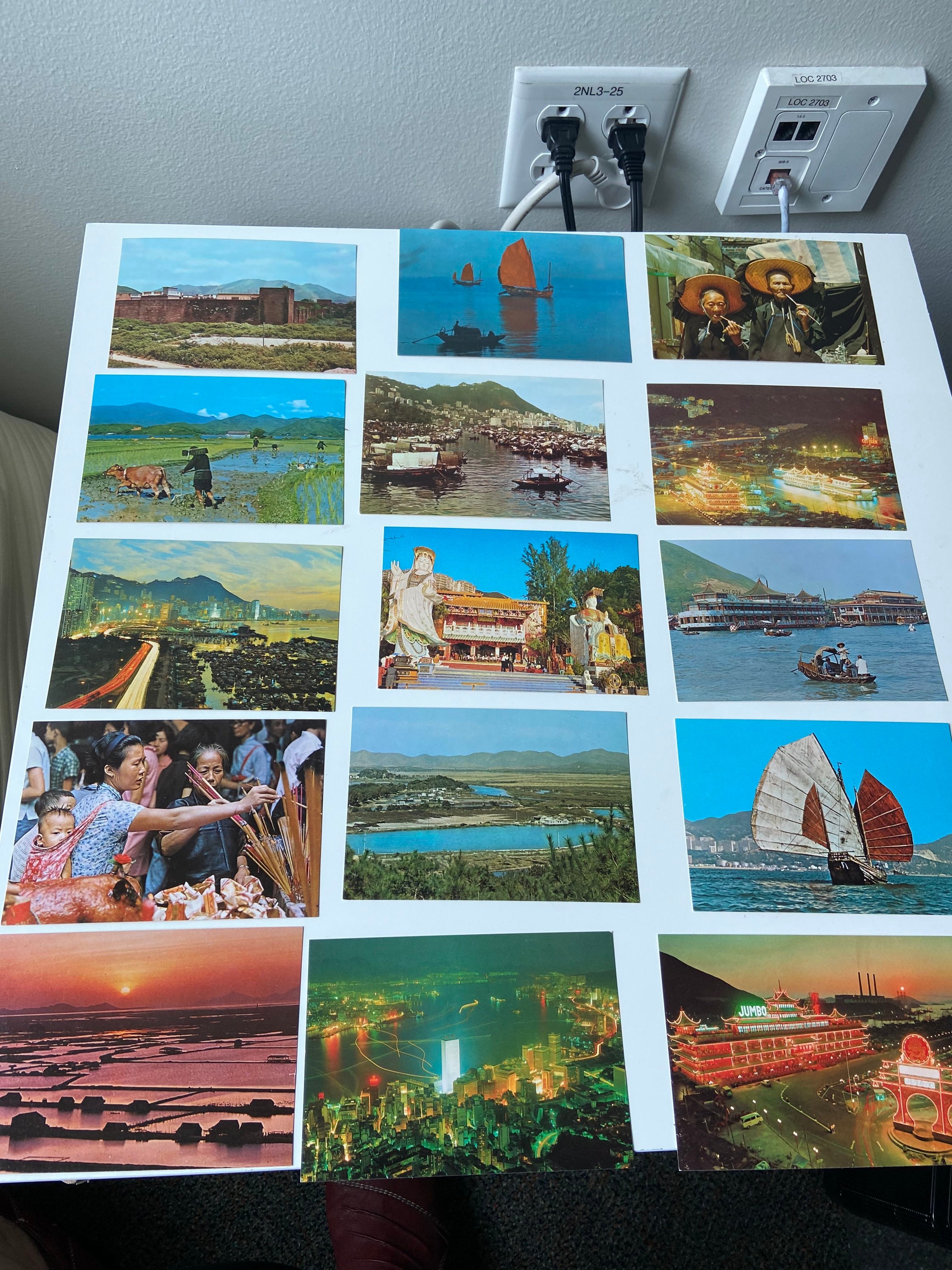 Vintage Travel Postcards Asia