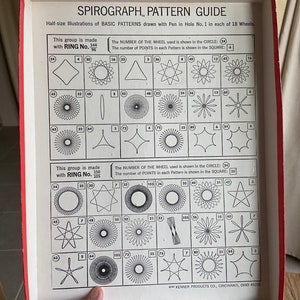 Vintage Spirograph Set in Original Box - Etsy
