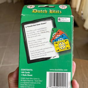 Vintage Dutch Blitz Card Game - Etsy
