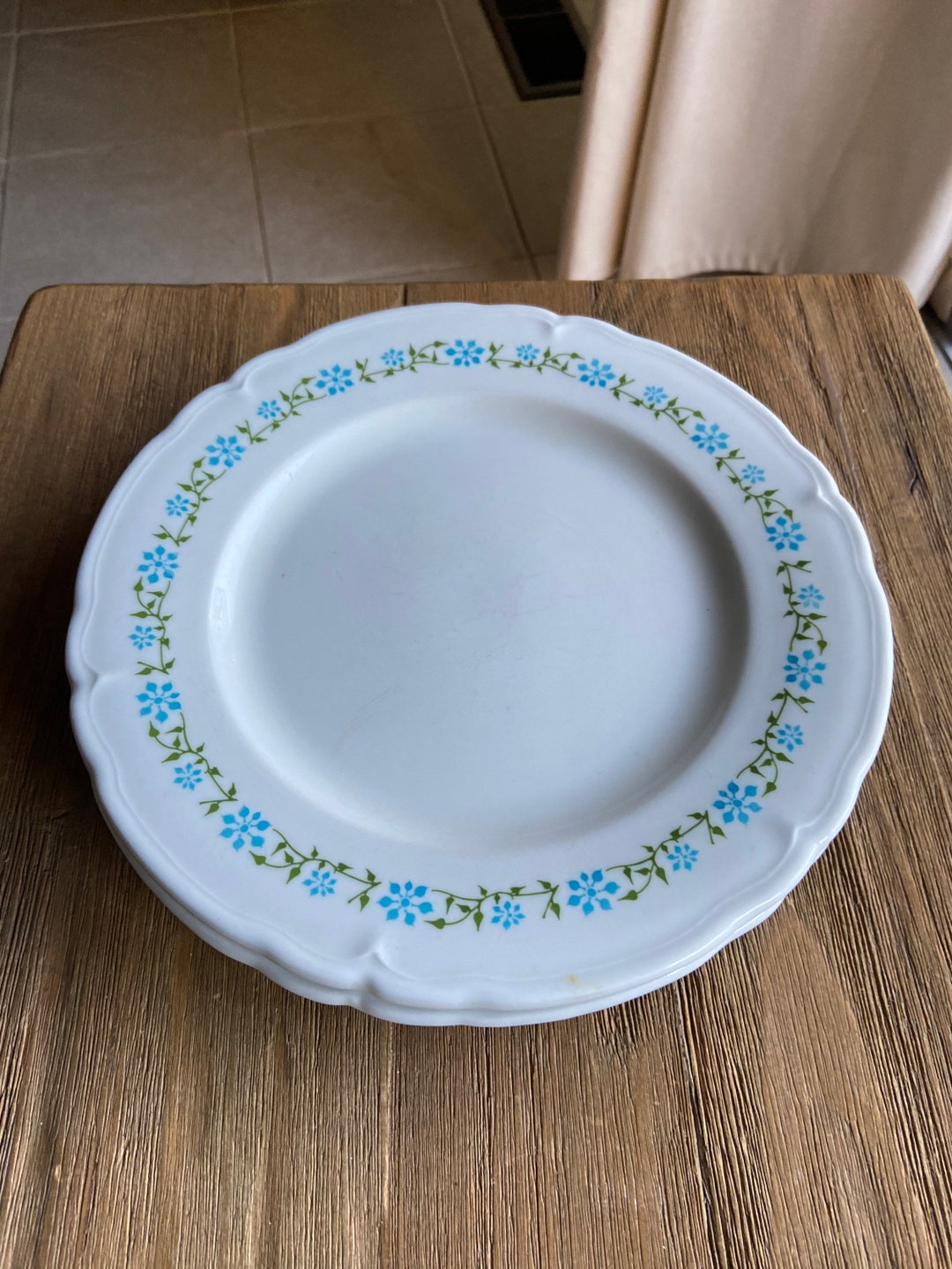 Vintage Shenango Rim Rol Sho181 Restaurant Ware Dishes With Blue ...