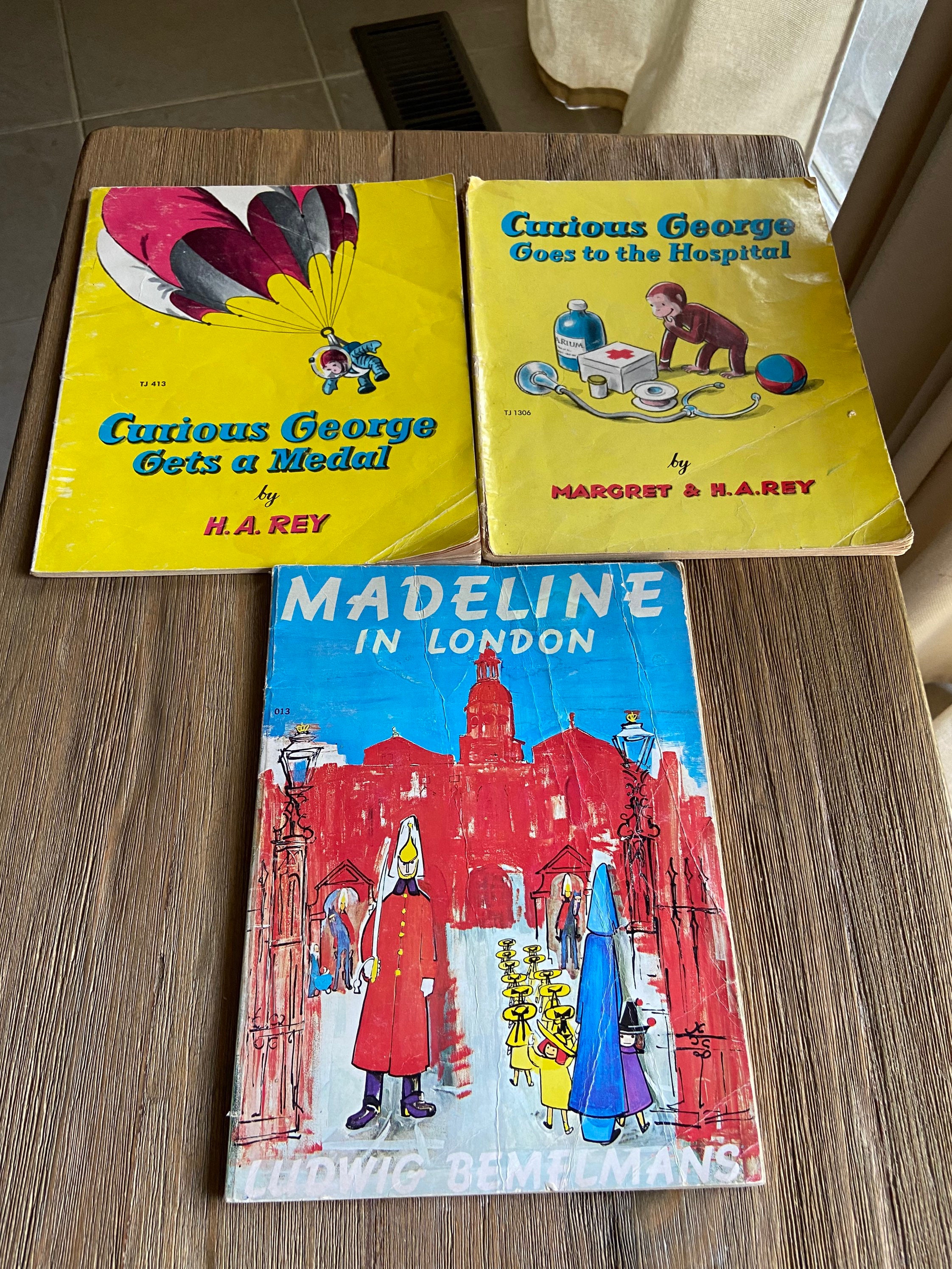 Vintage Curious George and Madeline books | Etsy