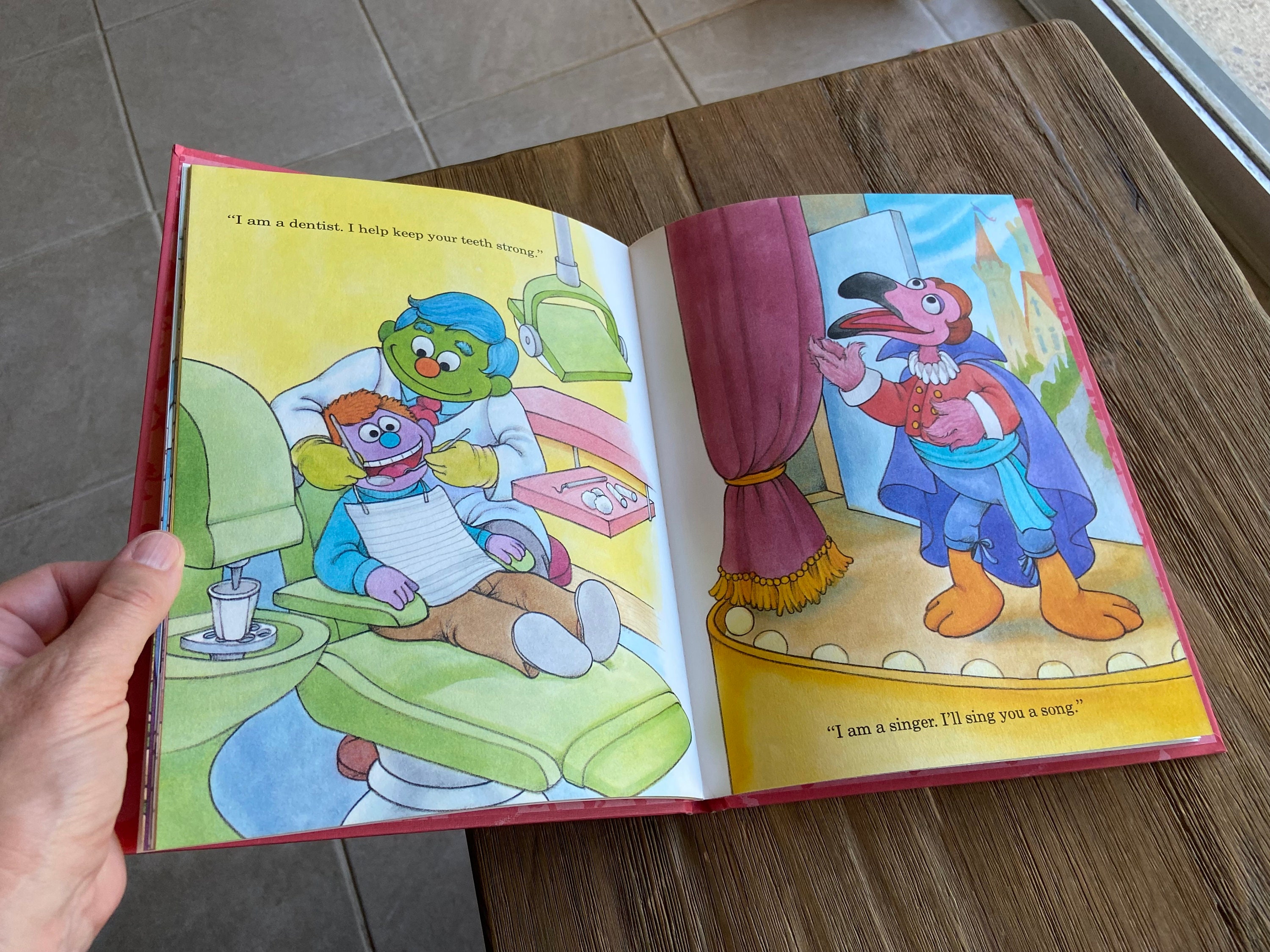Vintage Sesame Street What Do You Do ? Book - Etsy