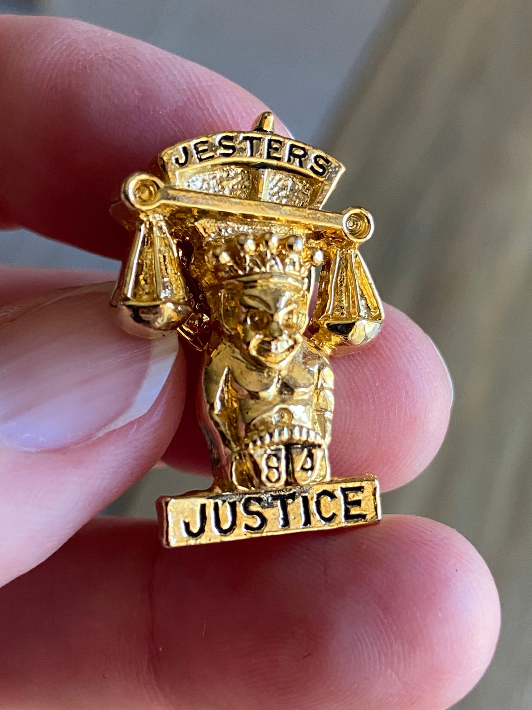 Vintage Masonic Pin ( Justice ) - Etsy