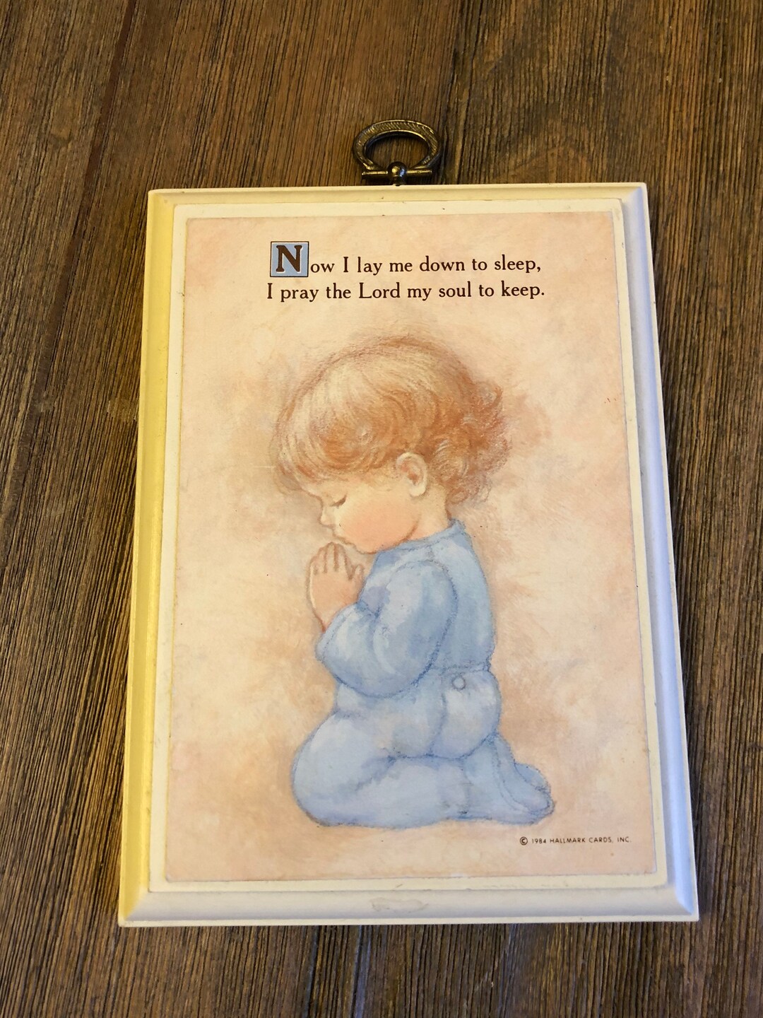 Vintage Hallmark Wall Plaque - Etsy