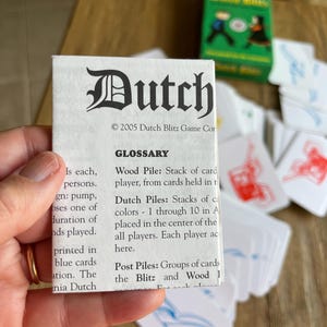 Vintage Dutch Blitz Card Game - Etsy