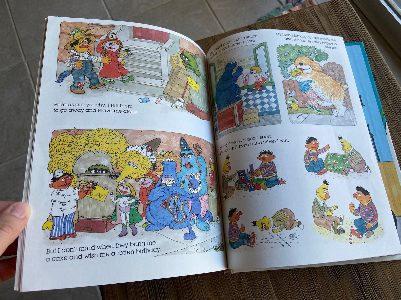 Vintage All About Me Sesame Street Book - Etsy