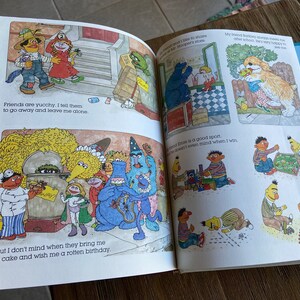 Vintage All About Me Sesame Street Book - Etsy