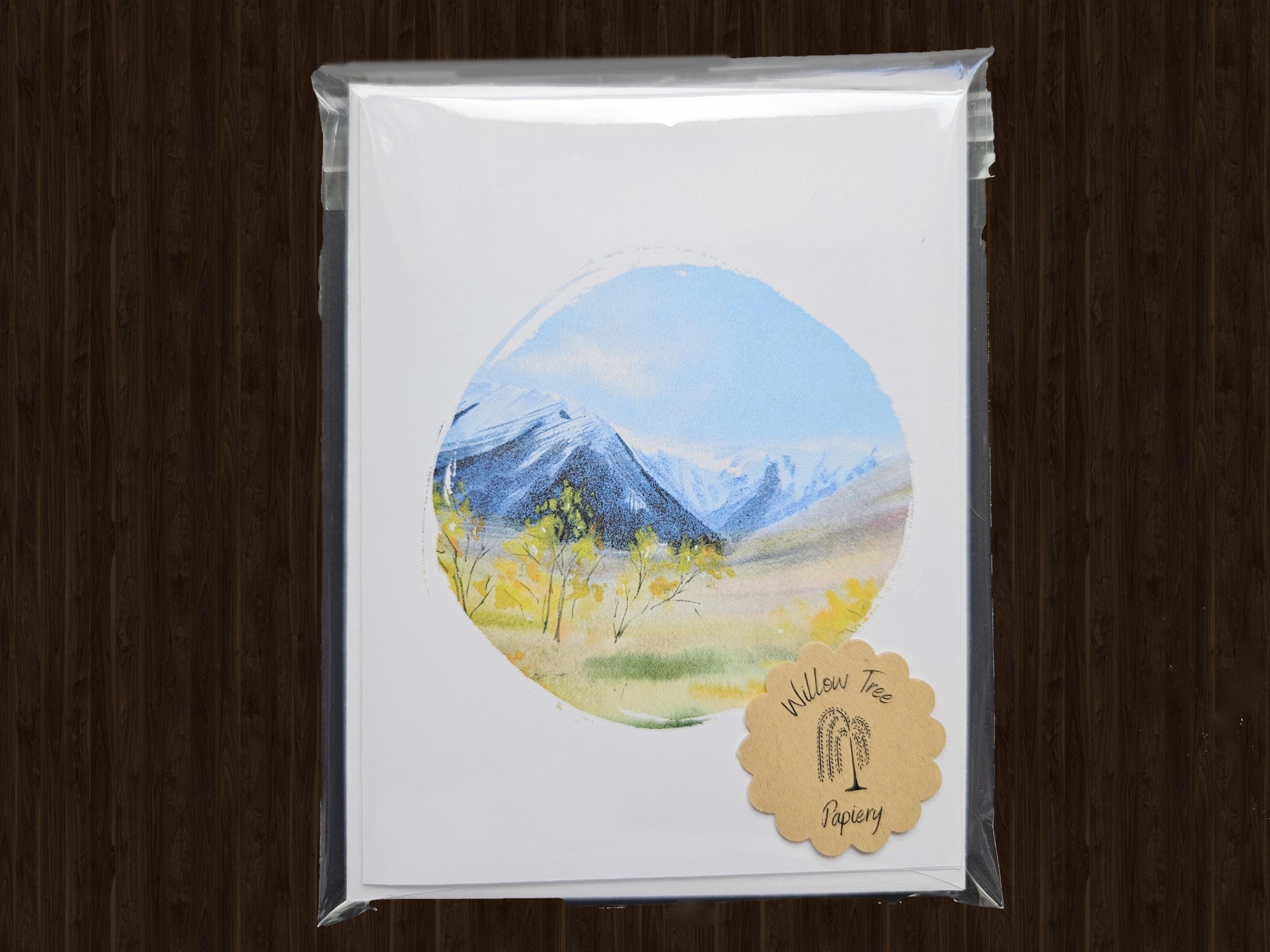 12 Landscape Note Cards, Watercolor Cards, Teacher Appreciation Gift - Etsy