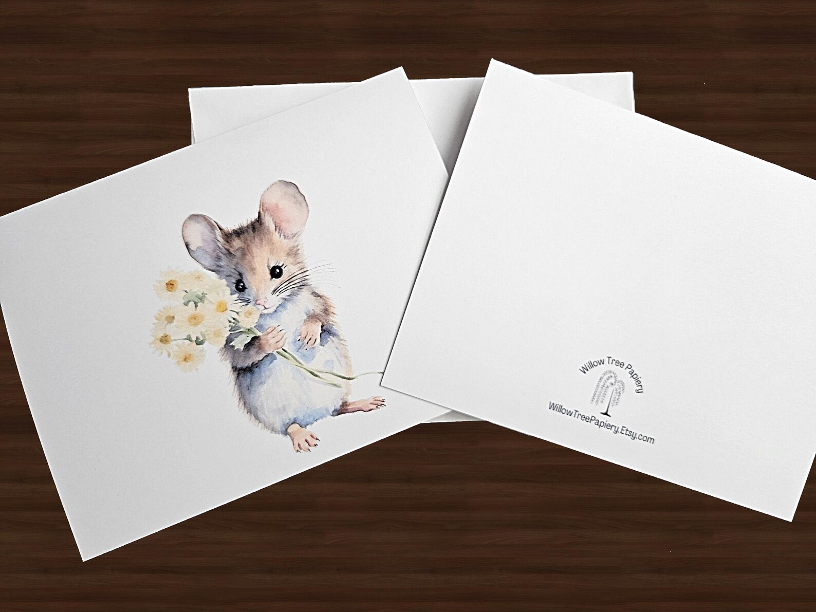Little Mouse Note Cards: Mouse Stationery, Stocking Stuffer - Etsy